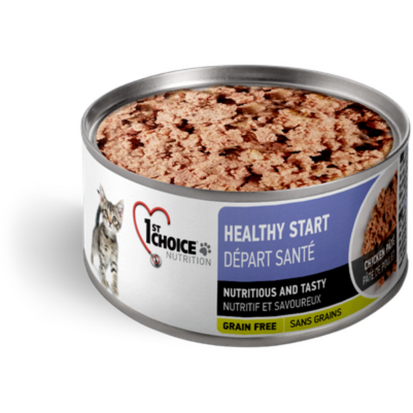 1ST CHOICE nourriture pour chaton au poulet - pâté – MEUNERIE DALPHOND