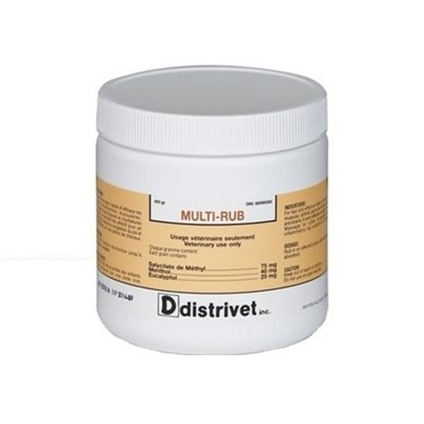 DISTRIVET INC Multi-Rub onguent pour le soulagement des douleurs pour ...